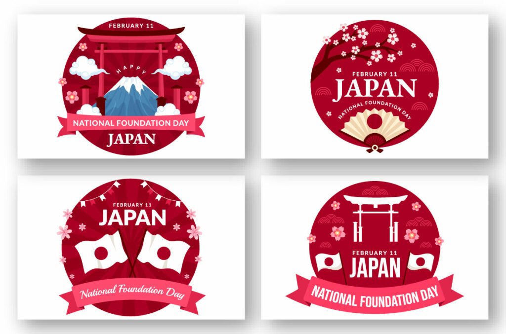 16 Japan National Foundation Day Illustration - MasterBundles
