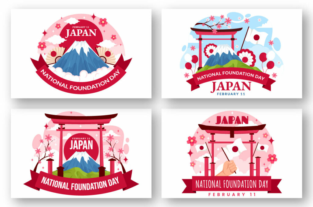16 Japan National Foundation Day Illustration - MasterBundles
