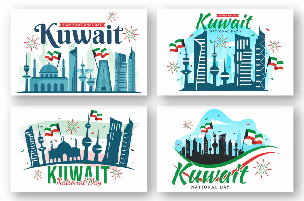 12 National Kuwait Day Illustration - MasterBundles