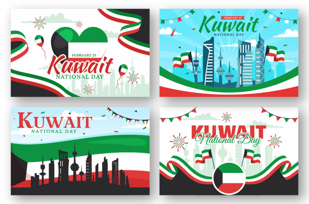 12 National Kuwait Day Illustration - MasterBundles