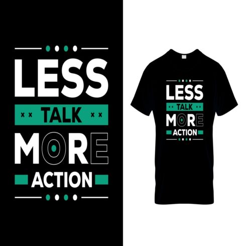 Less talk more action t-shirts design - MasterBundles