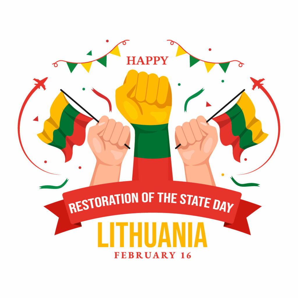 16 Lithuania Restoration of the State Day Illustration - MasterBundles