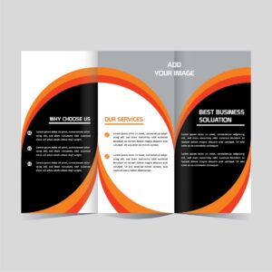 Modern Business Tri fold brochure design template editable - MasterBundles