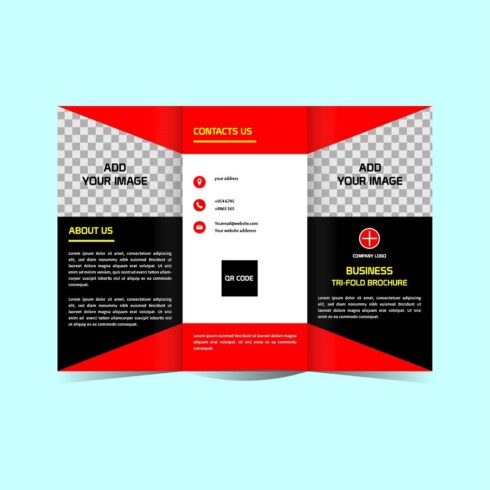 Modern Tri fold Business brochure template design - MasterBundles