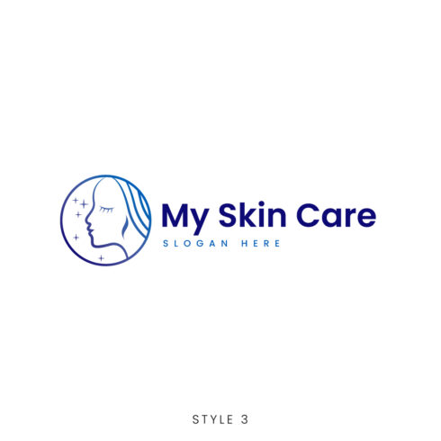 Skin Care Feminine Logo Design Bundle - MasterBundles