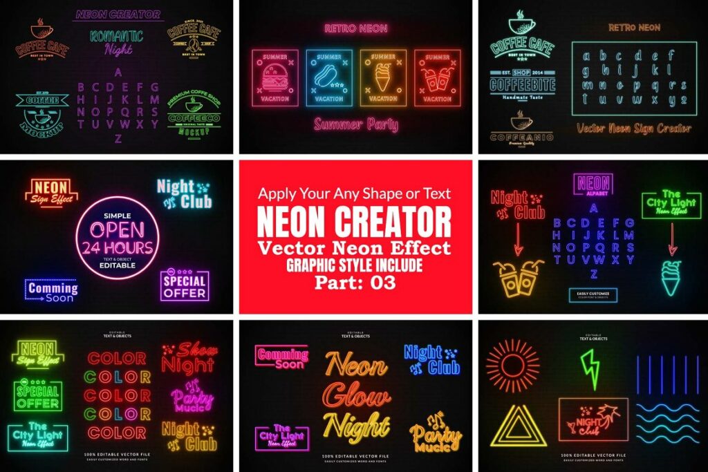 Neon Effect Creator - MasterBundles