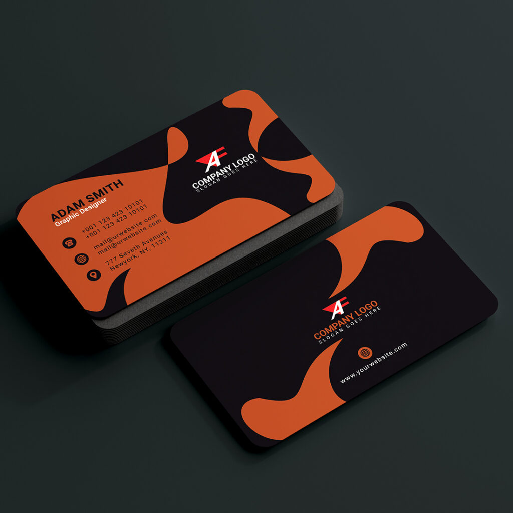 Creative 4 COLOUR Business Card 2024 - MasterBundles