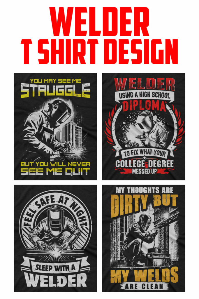 10 Premium Welder t shirt design bundle - MasterBundles, welder t shirt ...