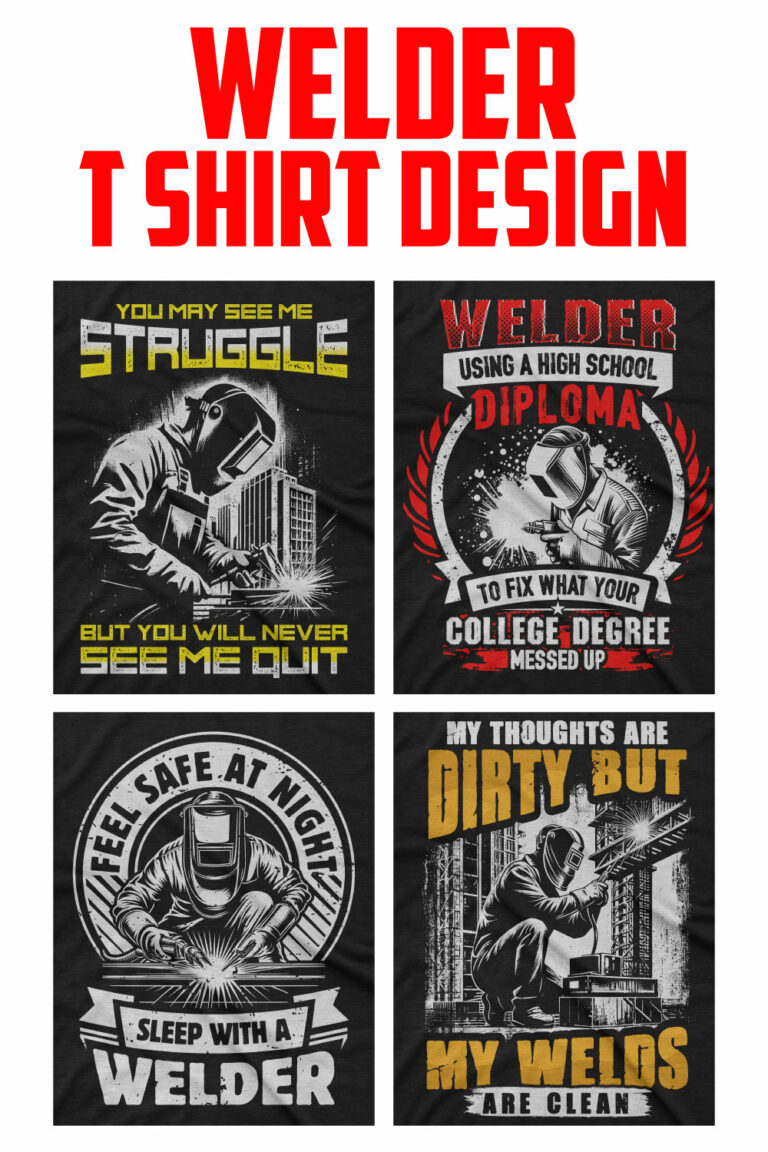 10 Premium Welder t shirt design bundle - MasterBundles, welder t shirt ...