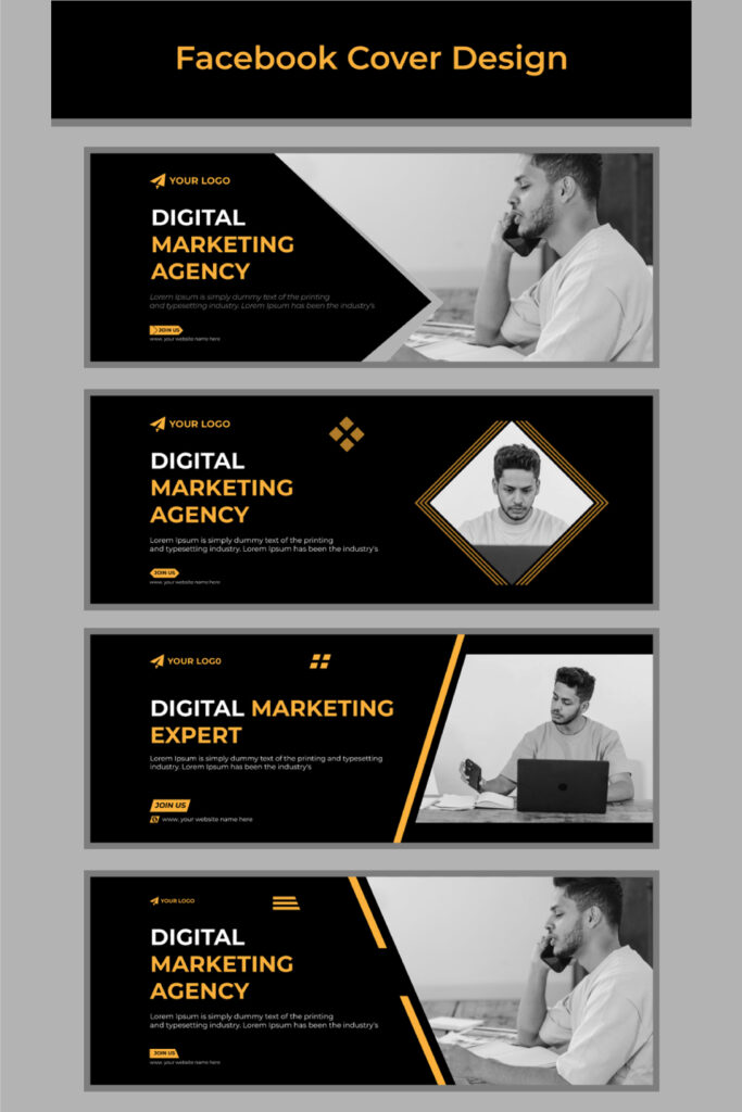 Facebook Cover Design Template - MasterBundles