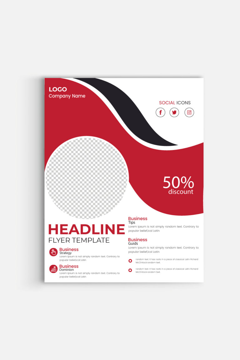 Professional business flyer, poster, leaflet for Real estate company ...