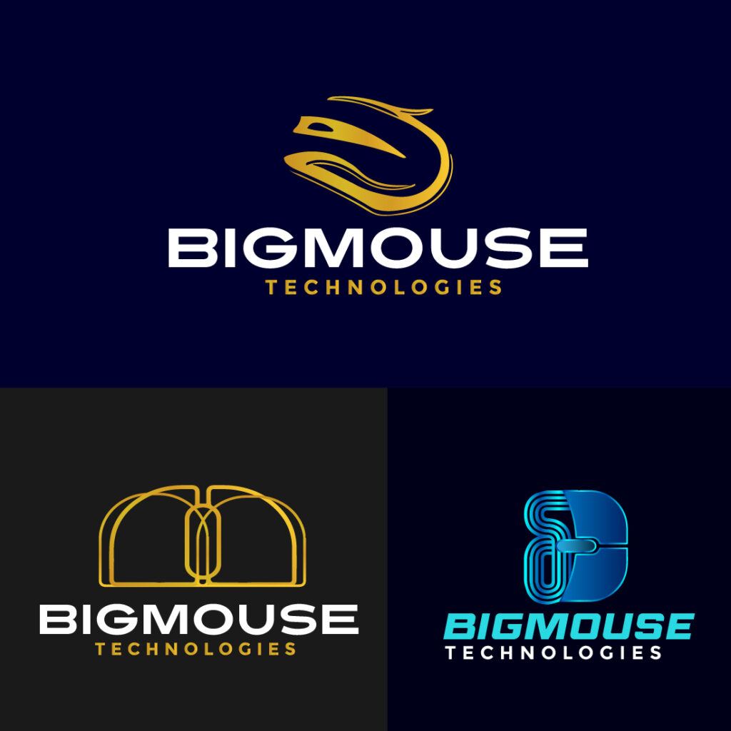 3 Concept Logo Design of BigMouse Technologies