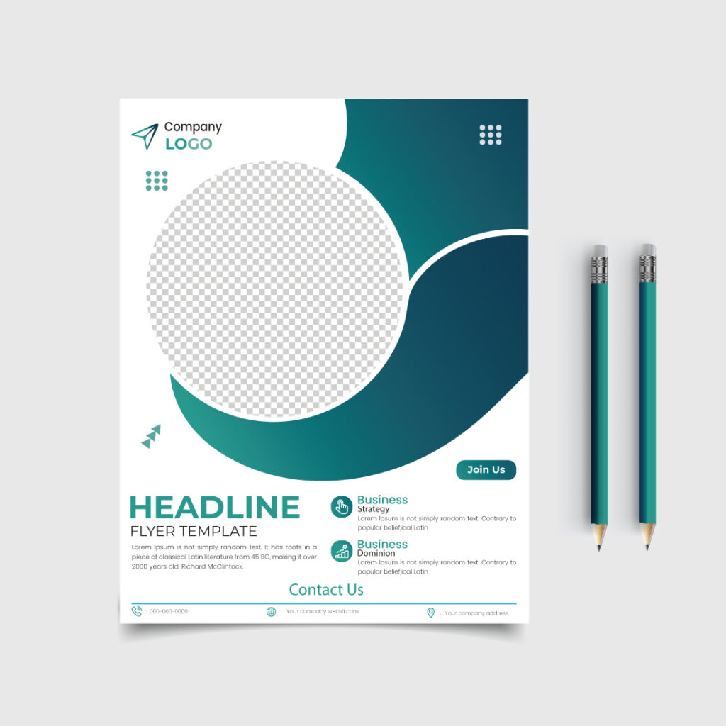 Professional Eye catching business Flyer presentation template ...