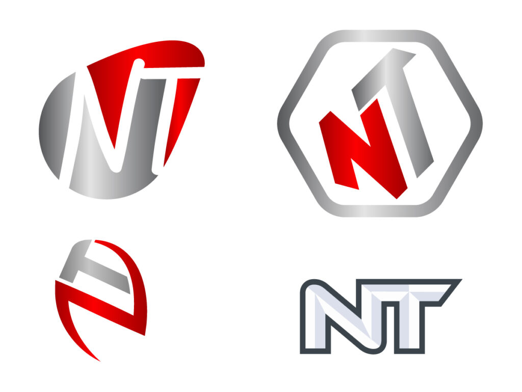 NT letter logo icon vector - MasterBundles