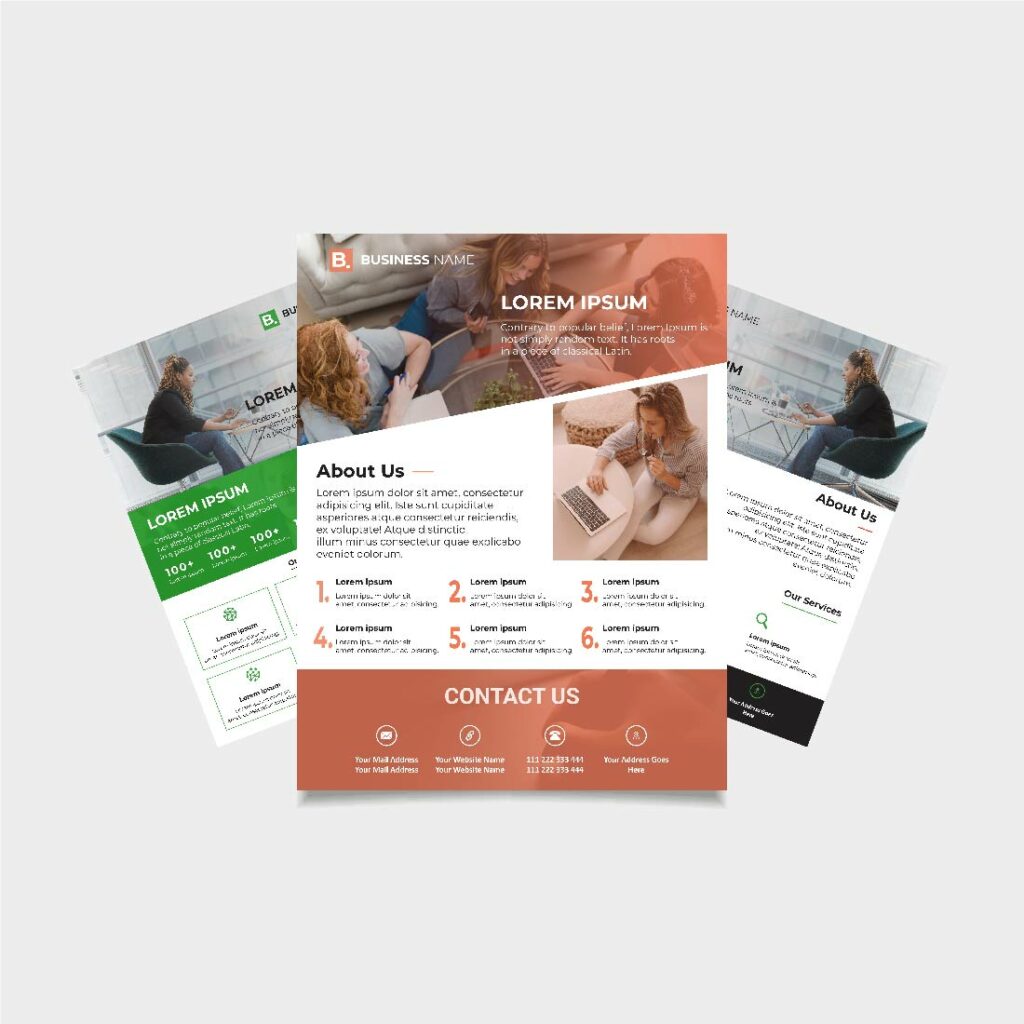 5 Unique Corporate Business Flyers Bundle - MasterBundles
