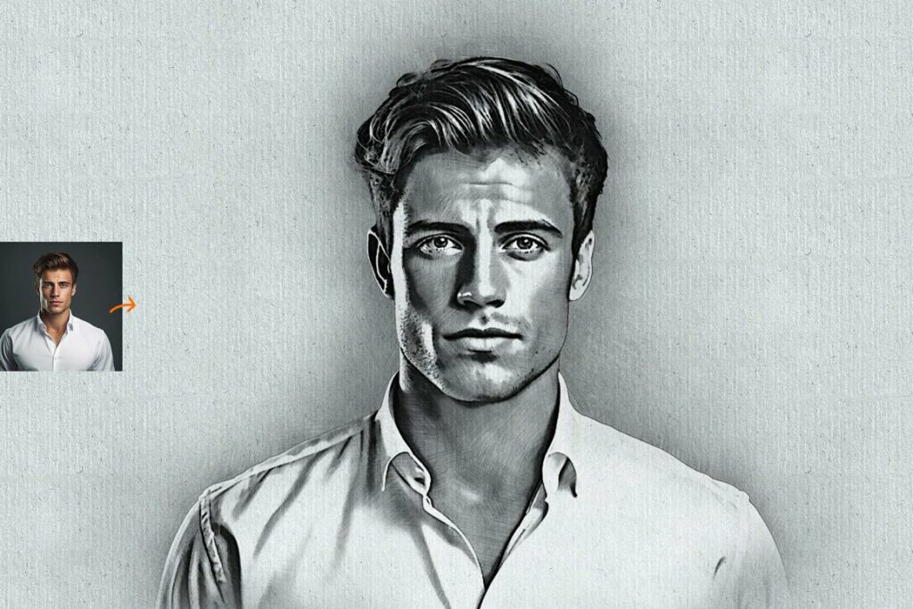 Professional Sketch Photoshop Action - MasterBundles