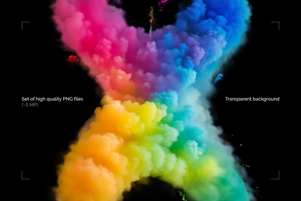 Rainbow Pow - Color Bitmap Font - MasterBundles