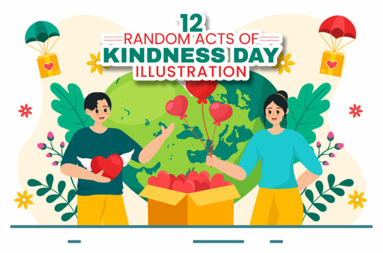 12 Random Acts of Kindness Illustration - MasterBundles