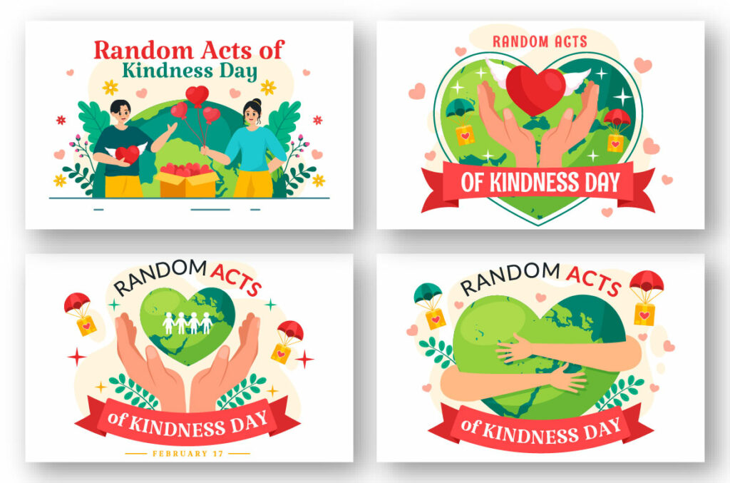 12 Random Acts of Kindness Illustration - MasterBundles