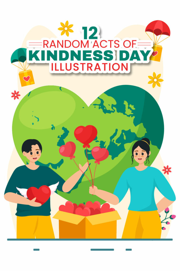 12 Random Acts of Kindness Illustration - MasterBundles
