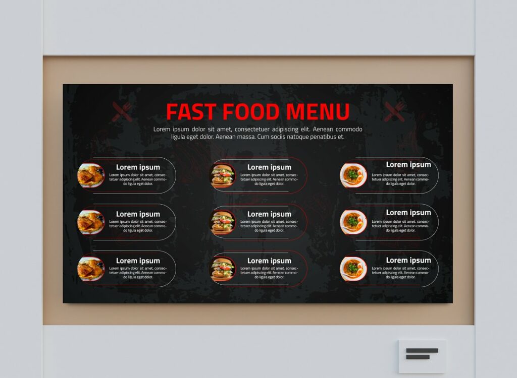 Fast Food Digital Menu Design - MasterBundles