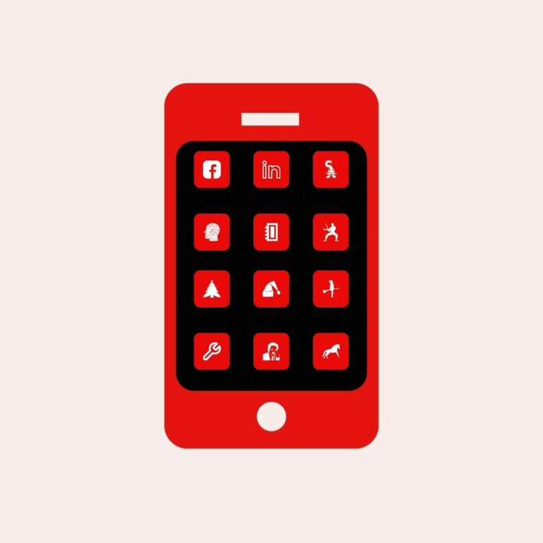 RED ICONS PACK - MasterBundles