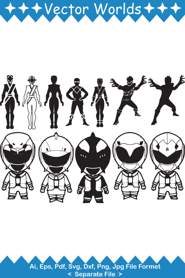 Power Ranger SVG Vector Design - MasterBundles