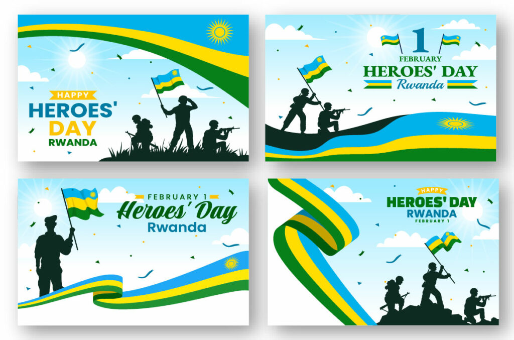 12 Rwanda Heroes Day Illustration - MasterBundles
