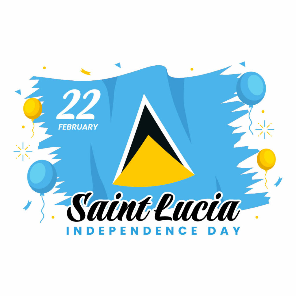 13 Saint Lucia Independence Day Illustration - MasterBundles