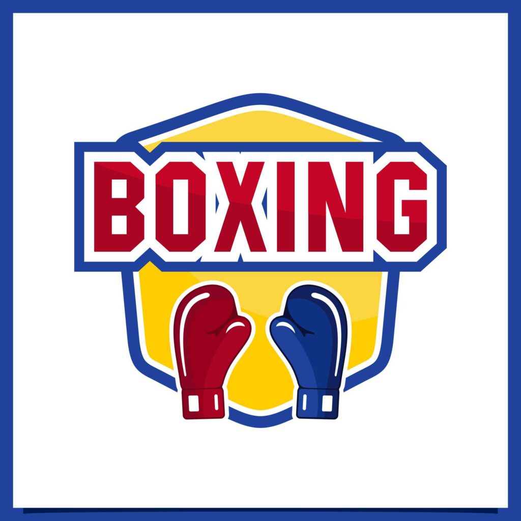 Set Boxing badge design logo - $4 - MasterBundles