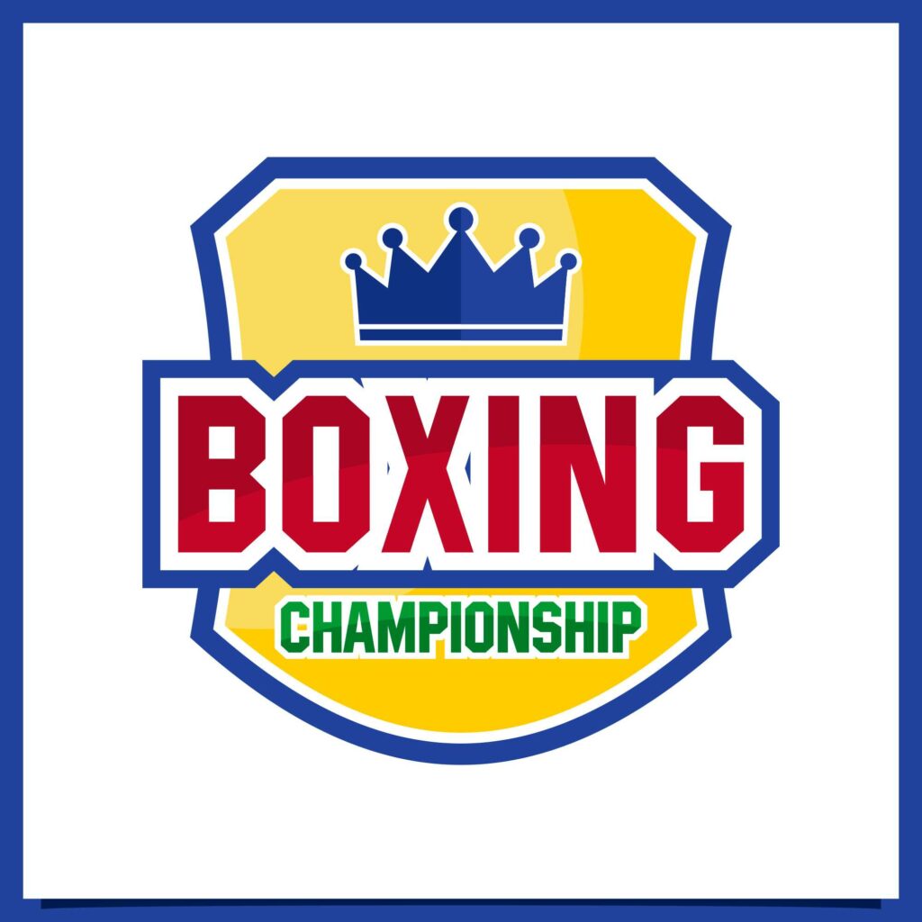 Set Boxing badge design logo - $4 - MasterBundles