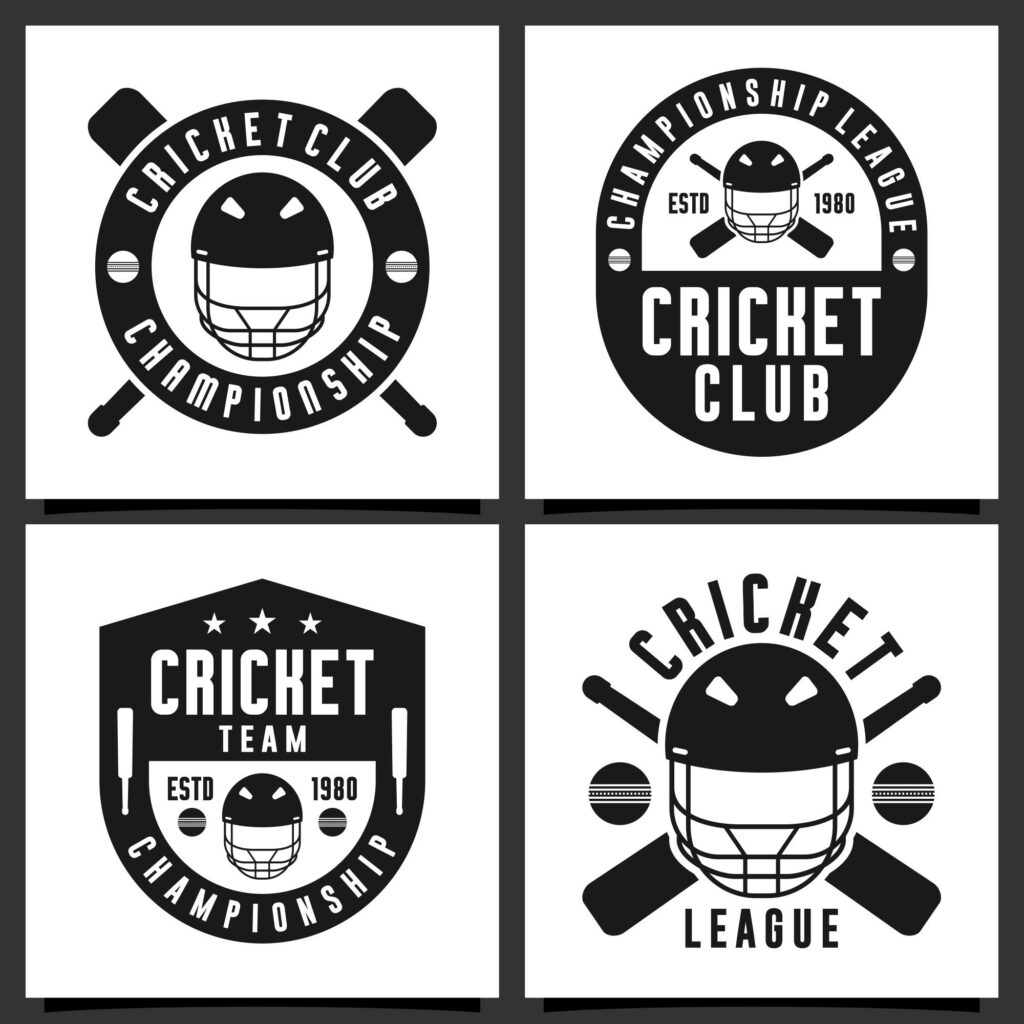 Set Cricket tournament logo collection - $6 - MasterBundles
