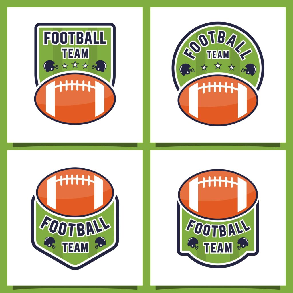 Set Football Team logo - $4 - MasterBundles