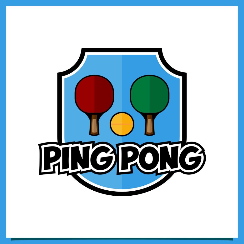 Set Table Tennis Ping pong logo collection - $4 - MasterBundles