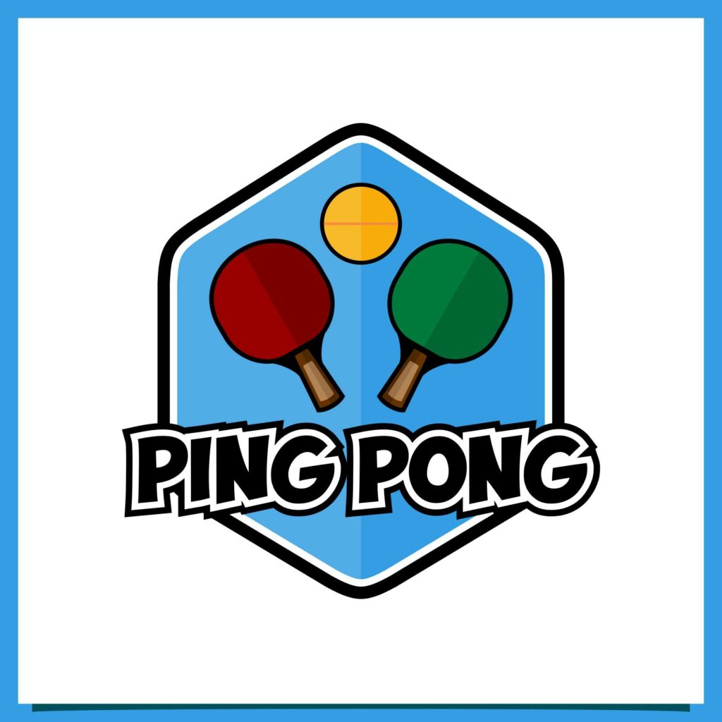 Set Table Tennis Ping pong logo collection - $4 - MasterBundles