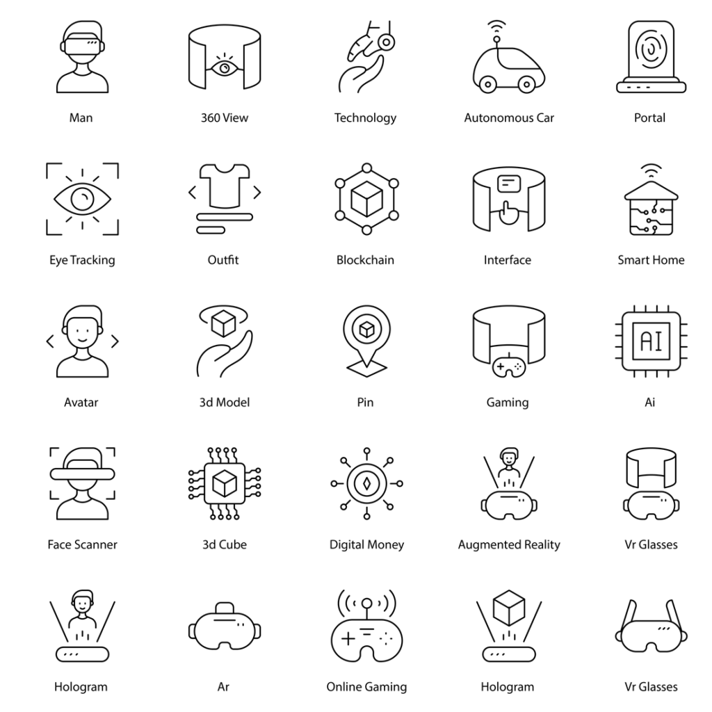 Metaverse Icon Bundle - MasterBundles