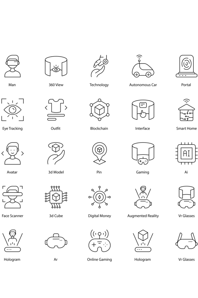 Metaverse Icon Bundle Masterbundles