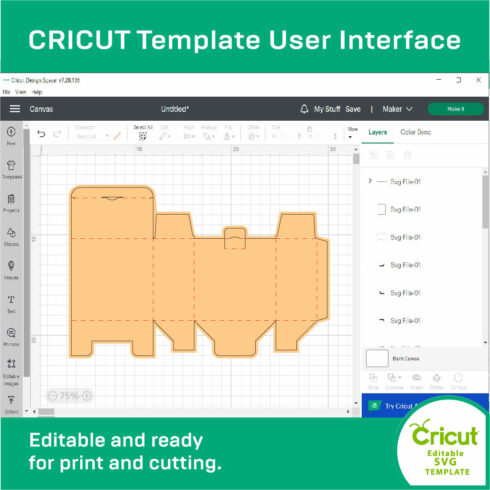 Snap Lock Box, Gift Box, Storage Box, Dieline Template - MasterBundles
