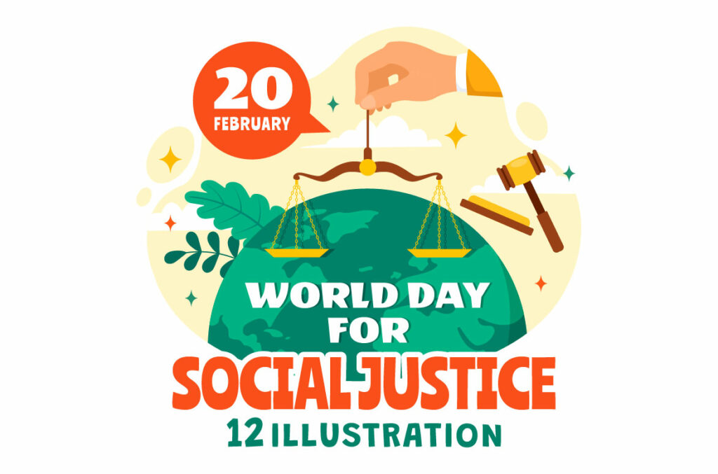 12 World Day of Social Justice Illustration - MasterBundles