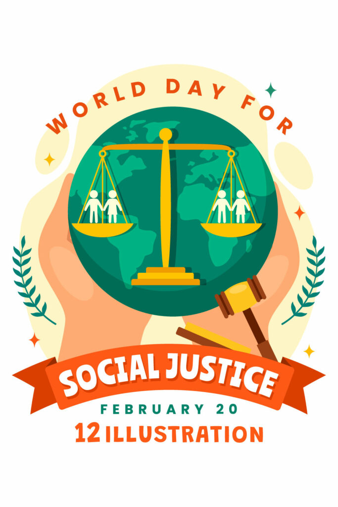 12 World Day of Social Justice Illustration - MasterBundles