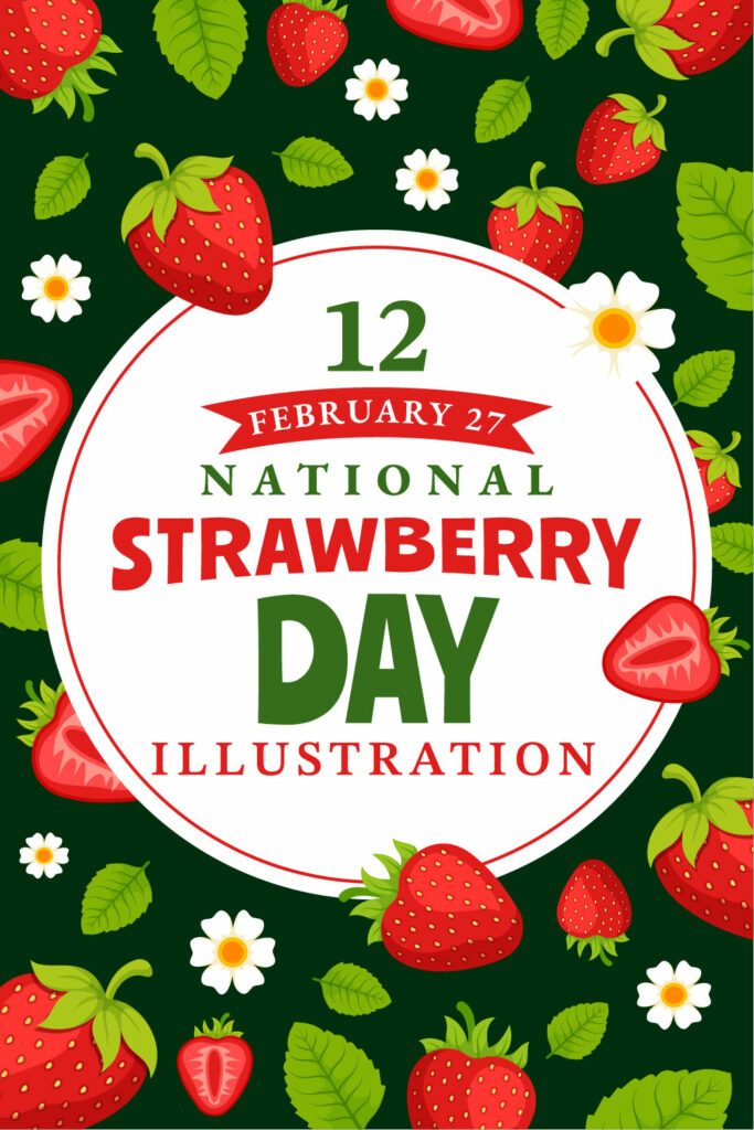 12 National Strawberry Day Illustration - MasterBundles