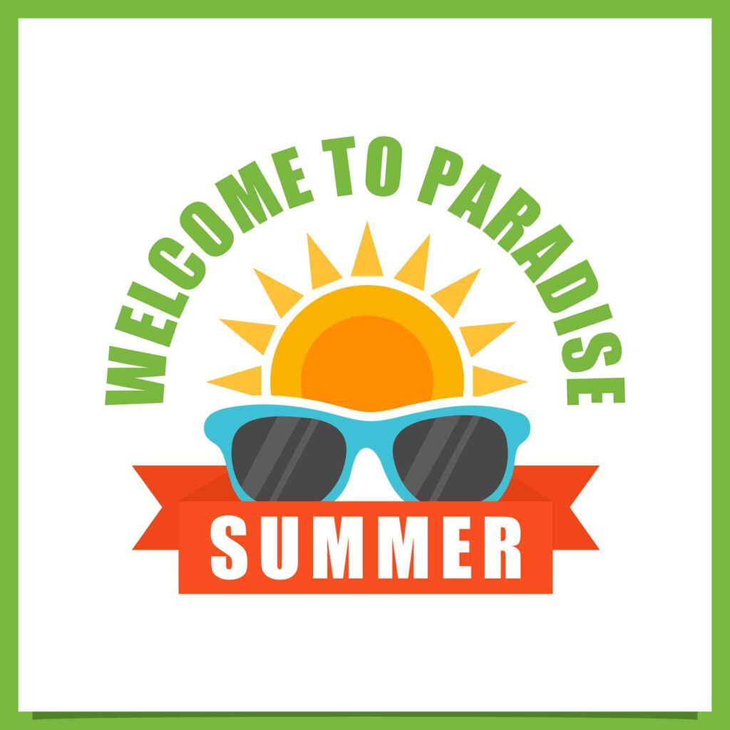 Summer logo design Illustration - $4 - MasterBundles