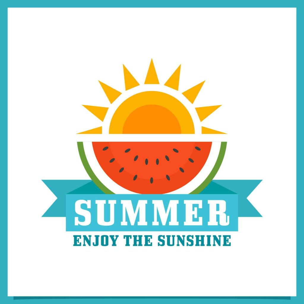 Summer logo design Illustration - $4 - MasterBundles