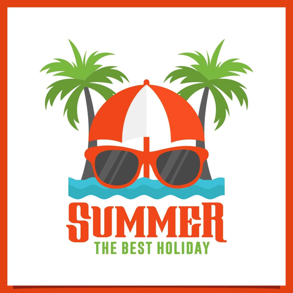 Summer logo design Illustration - $4 - MasterBundles