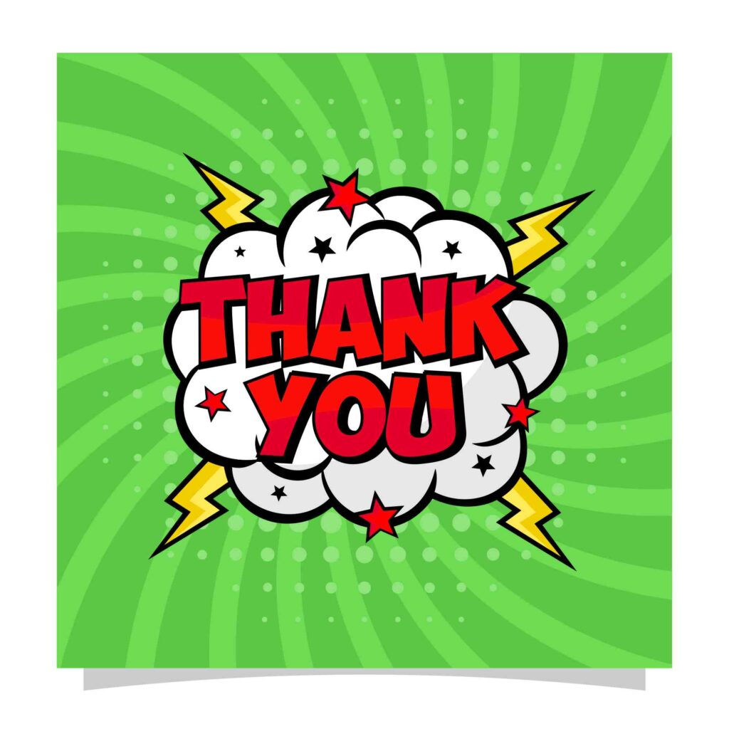 Thank You Pop art style collection - $5 - MasterBundles