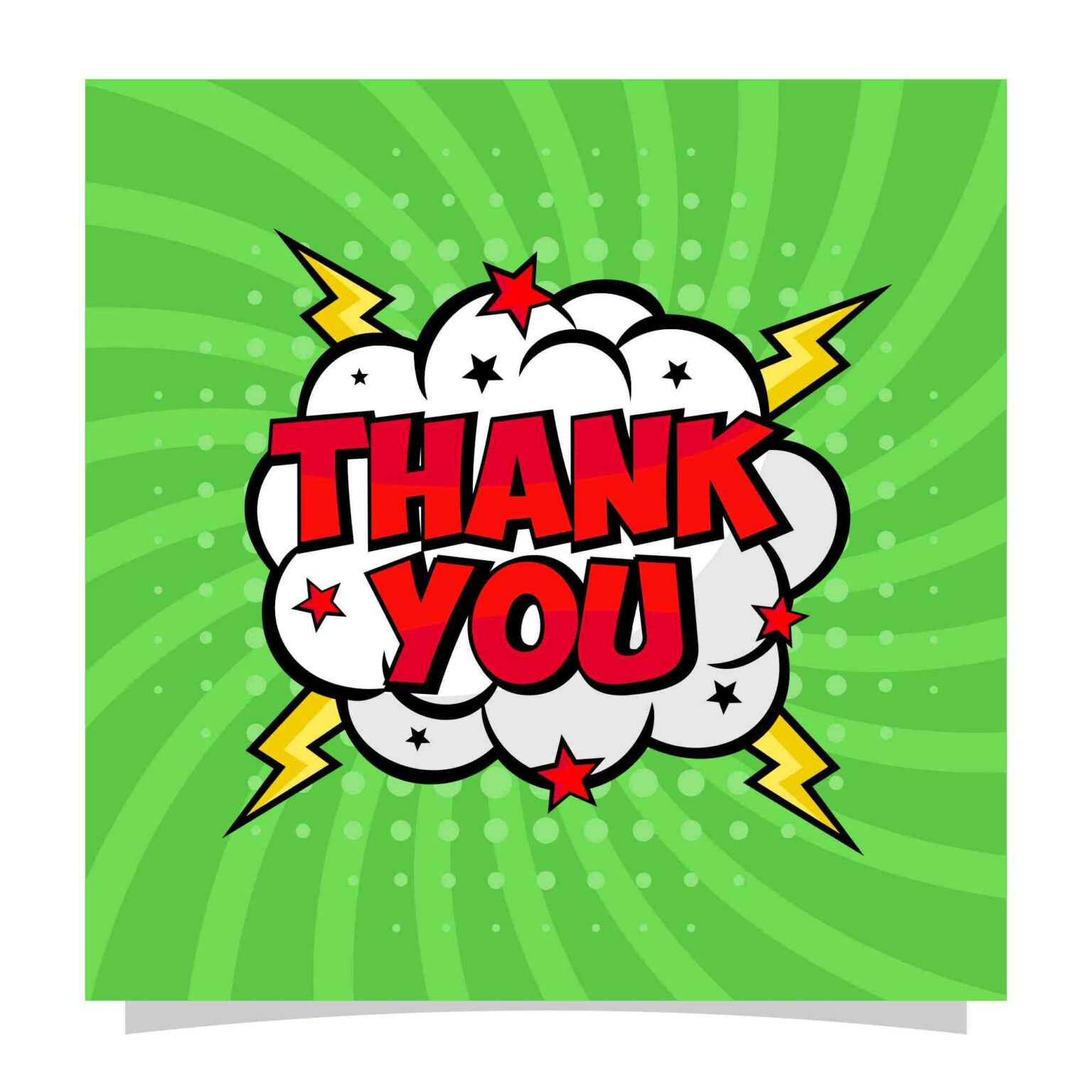 Thank You Pop art style collection - $5 - MasterBundles