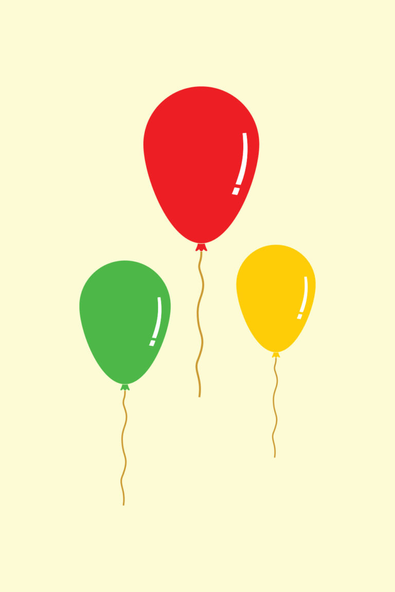 Three balloons - MasterBundles