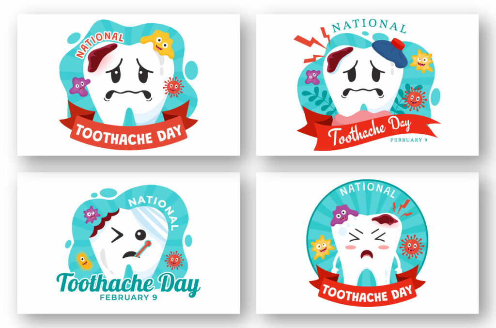 12 National Toothache Day Illustration - MasterBundles