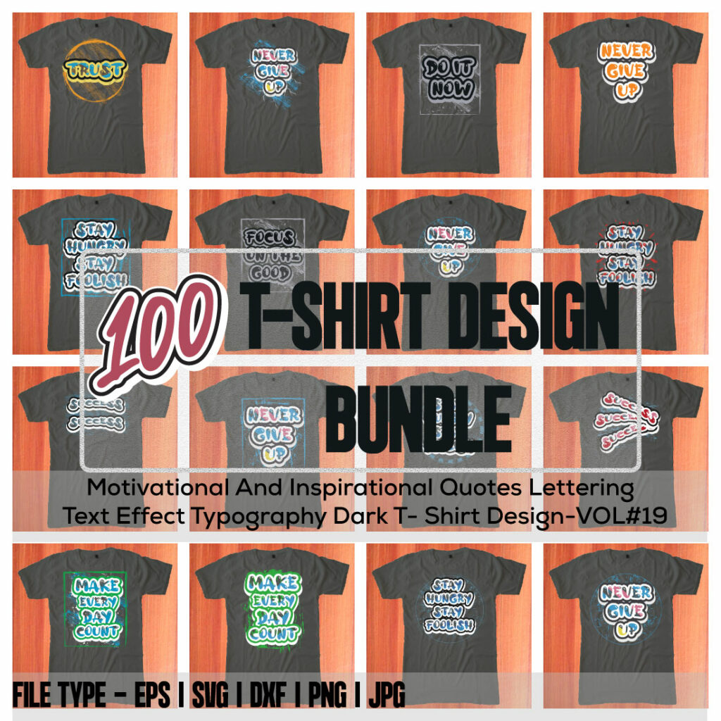 Motivational And Inspirational Quotes Lettering Text Effect Typography ...