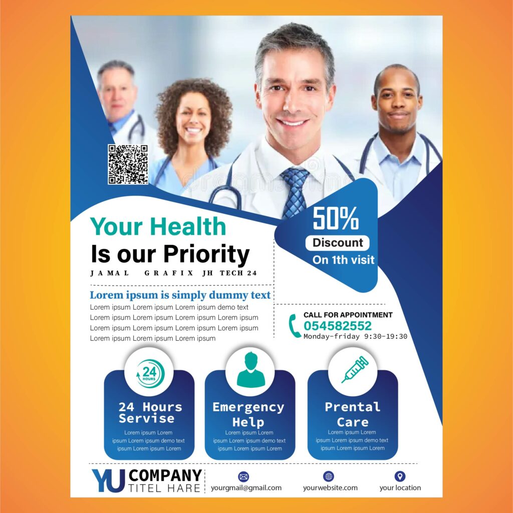 Doctor Flyer Design Template - MasterBundles